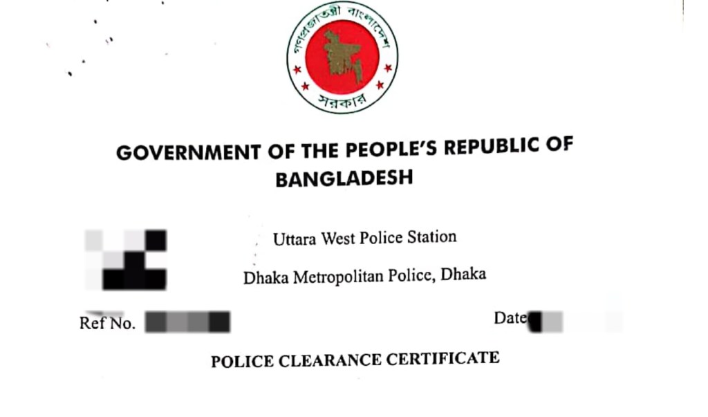 How I got Bangladesh PCC from non-GTA Ontario, Canada – The Free Magpie