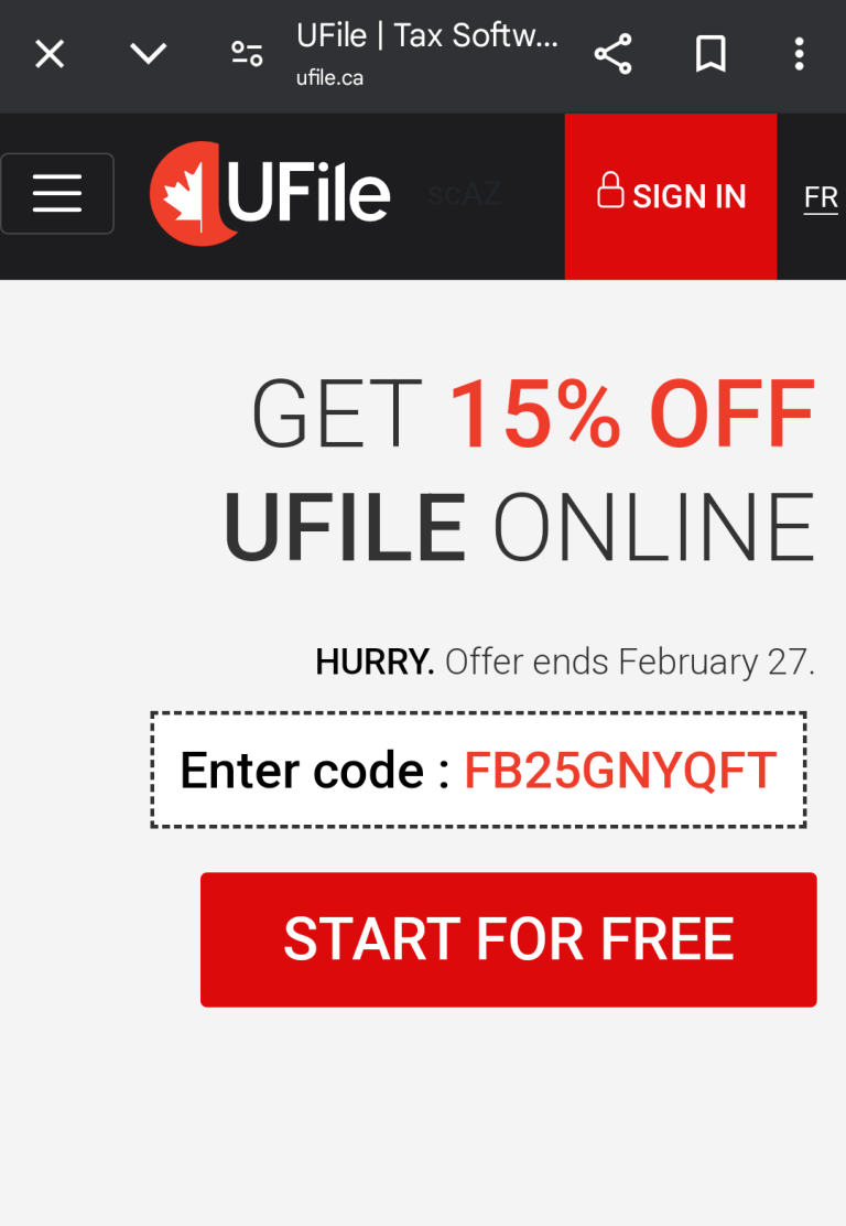 How I File My Taxes Online with UFile – The Free Magpie